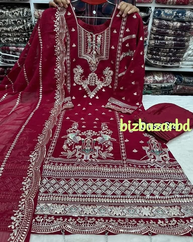 Order the best Indian georgette three piece | Indian 3 pcs